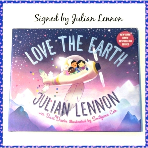 White Feather Foundation | Other | Love The Earth Julian Lennon Signed ...